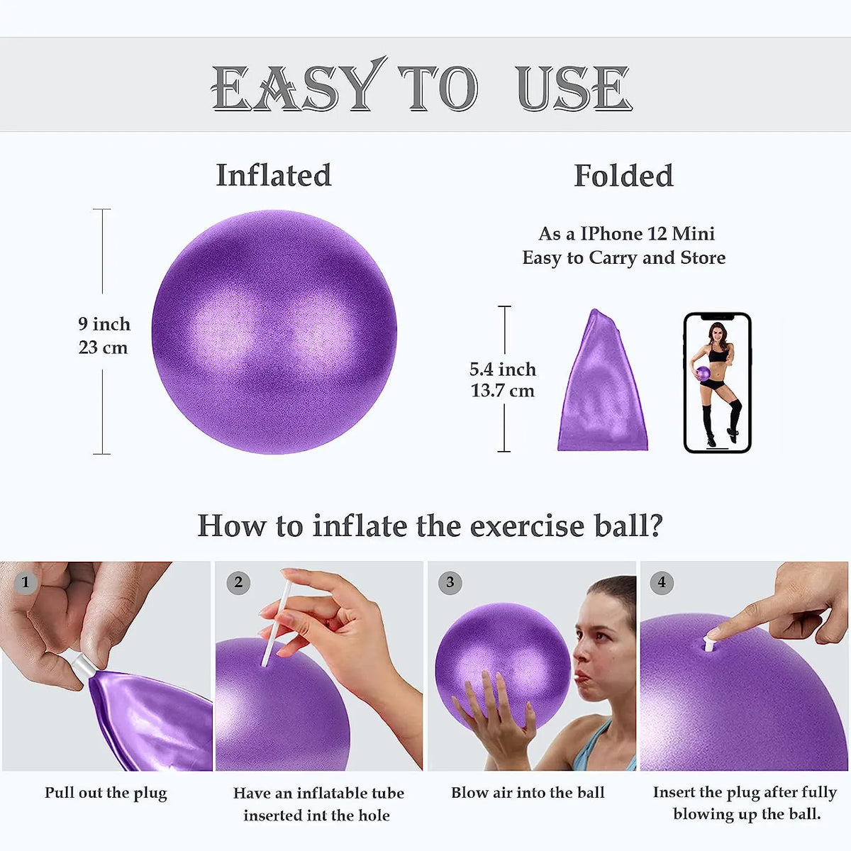 Yoga exercise ball | Core Strength and Balance » Yoga Props